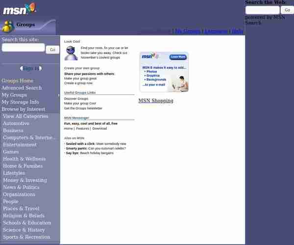Whatever happened to MSN Groups? | Nostalgasm
